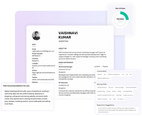 AI Resume Builder-Writer - Upgrade Your Resume | Workruit