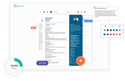 Resume Builder - Create Professional Resume for Free | Workruit